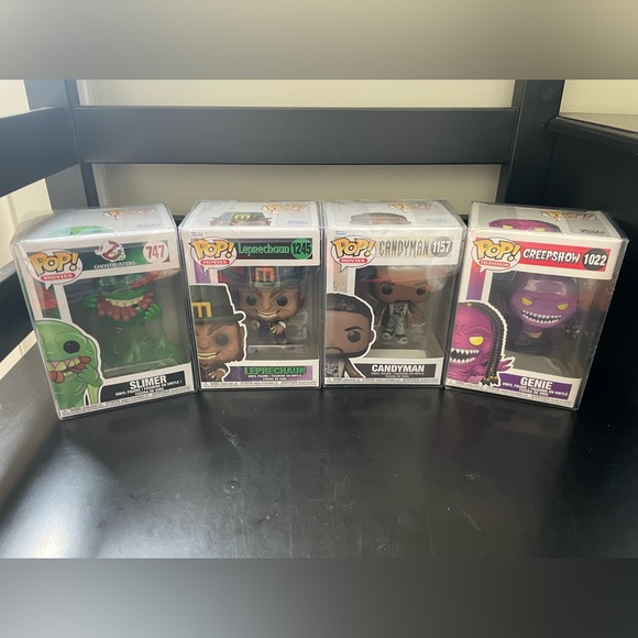 Funko | Other | 4 Horror Movie Funko Pops Candyman Leprechaun ...